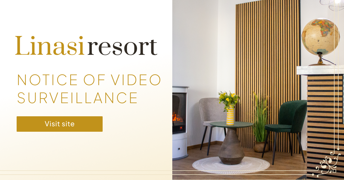 Video Surveillance notice & Data Protection at Linasi Resort